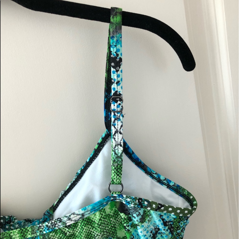 Kenneth Kole Reaction Multicolored Tankini - Gem